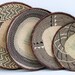 African Tonga Baskets, Binga Wall Baskets, Woven Wall Décor, Zimbabwe ...