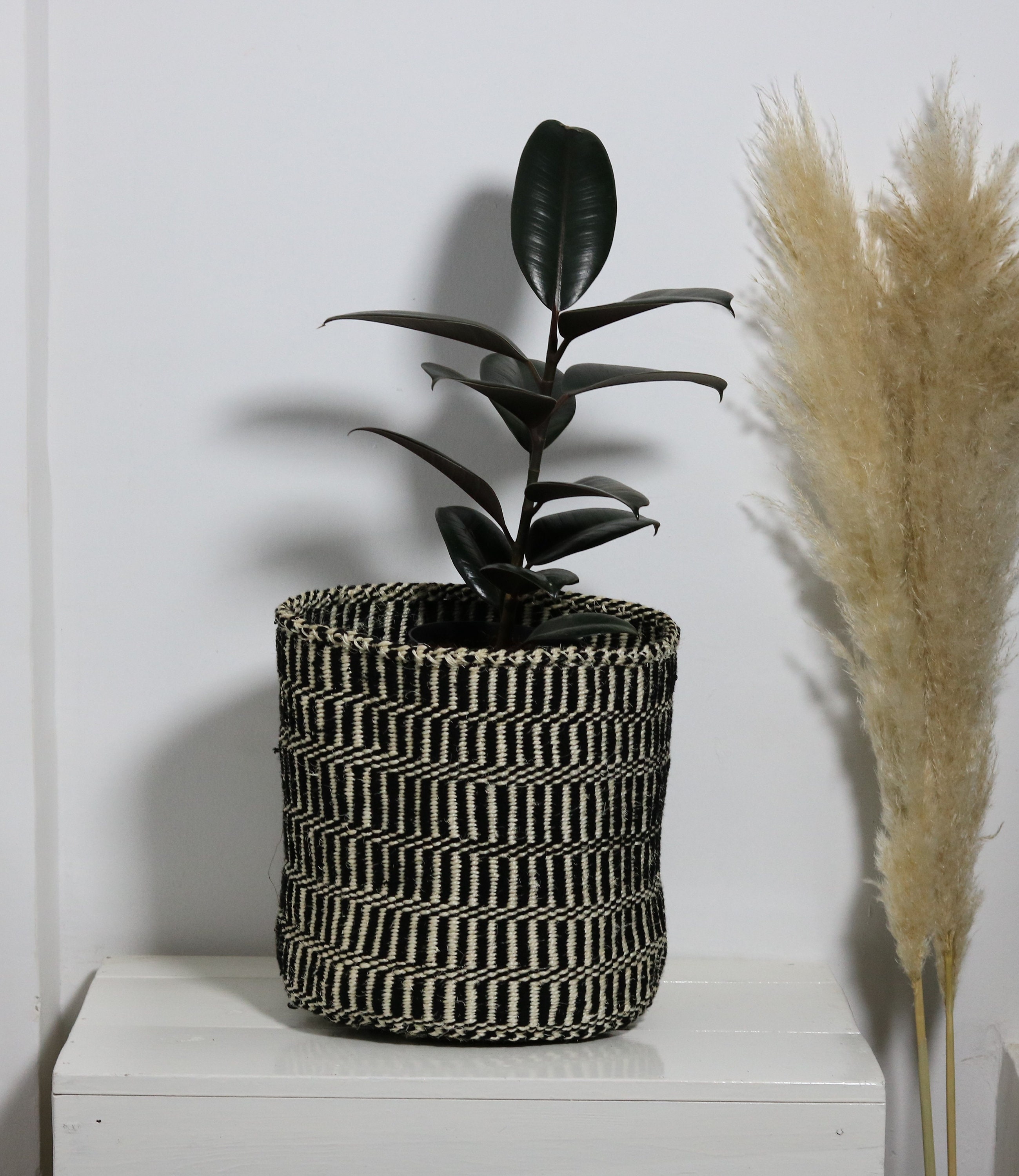 Sisal Woven Planters, African Woven Baskets, Woven Yarn Baskets, Woven ...