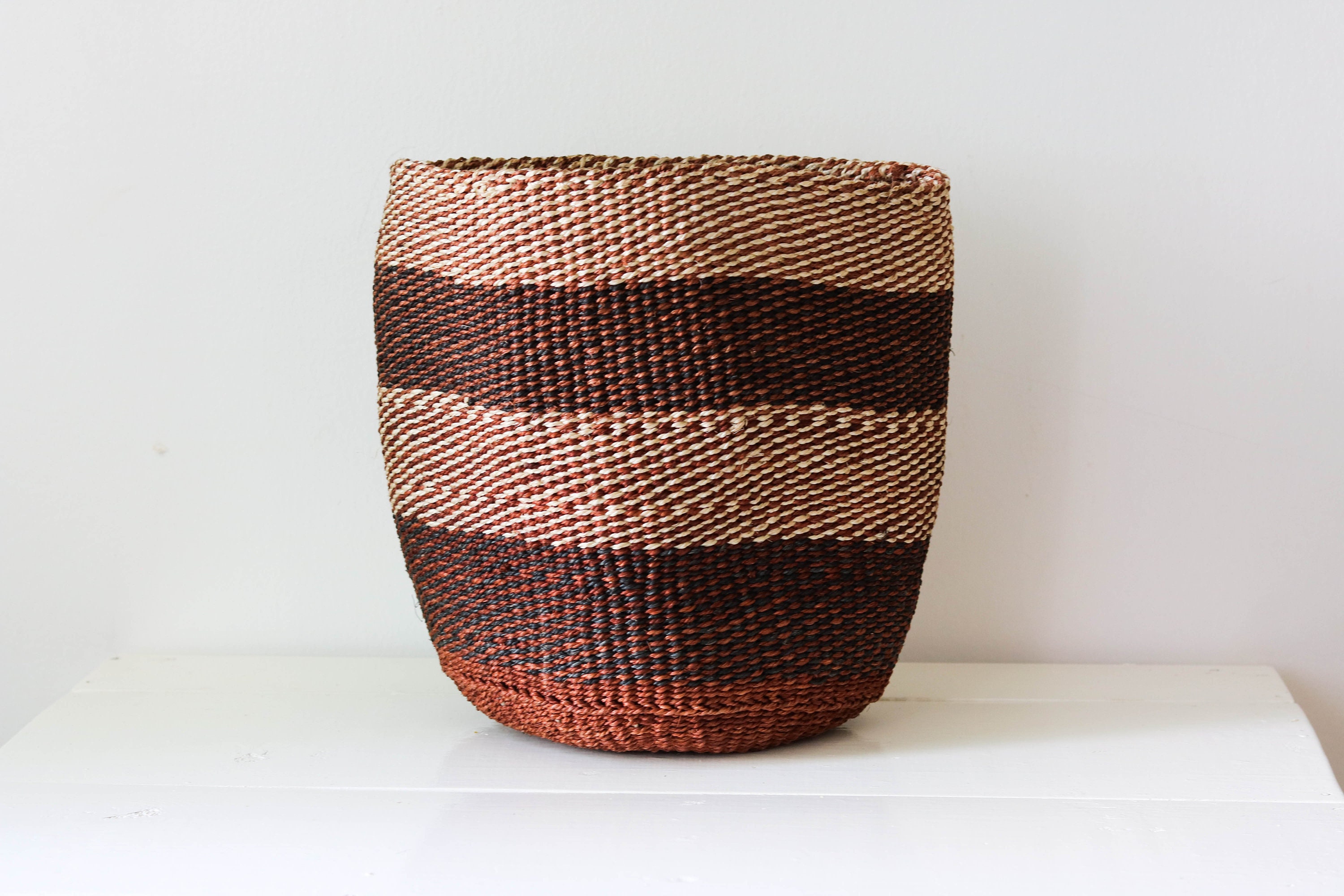 African Woven Baskets, Succulent Planters , Sisal Woven Planters, Home ...