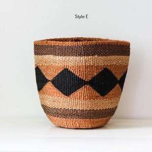 African Woven Baskets, Succulent Planters , Sisal Woven Planters, Home ...