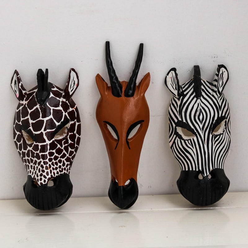 African Face Mask - Etsy