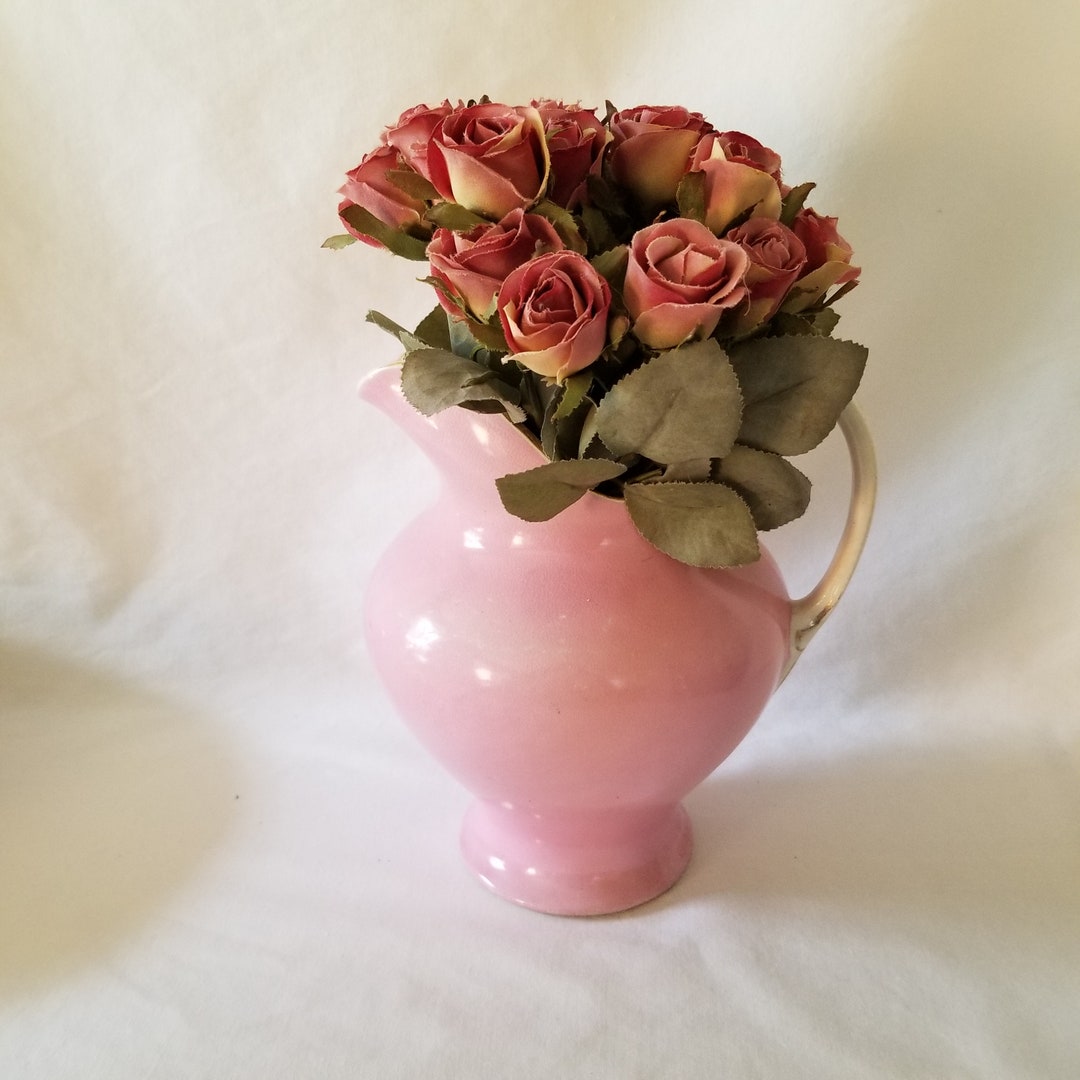 Rare Vintage Pink W.H. Tatler Pitcher 760, Late 1940s. Beautiful Pink ...