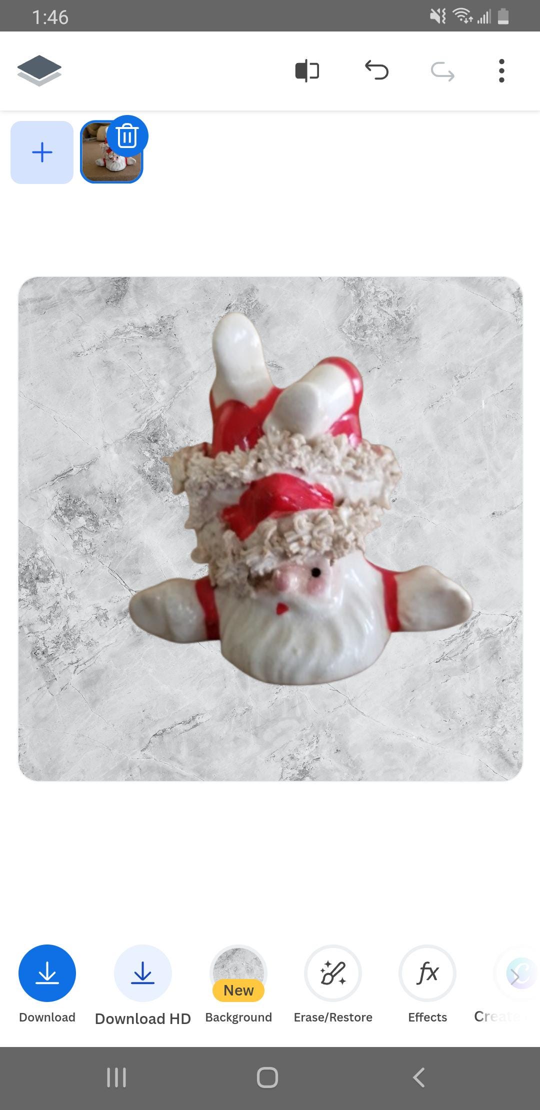 Vintage Napco Tumbling Santa With Spaghetti Suit - Etsy