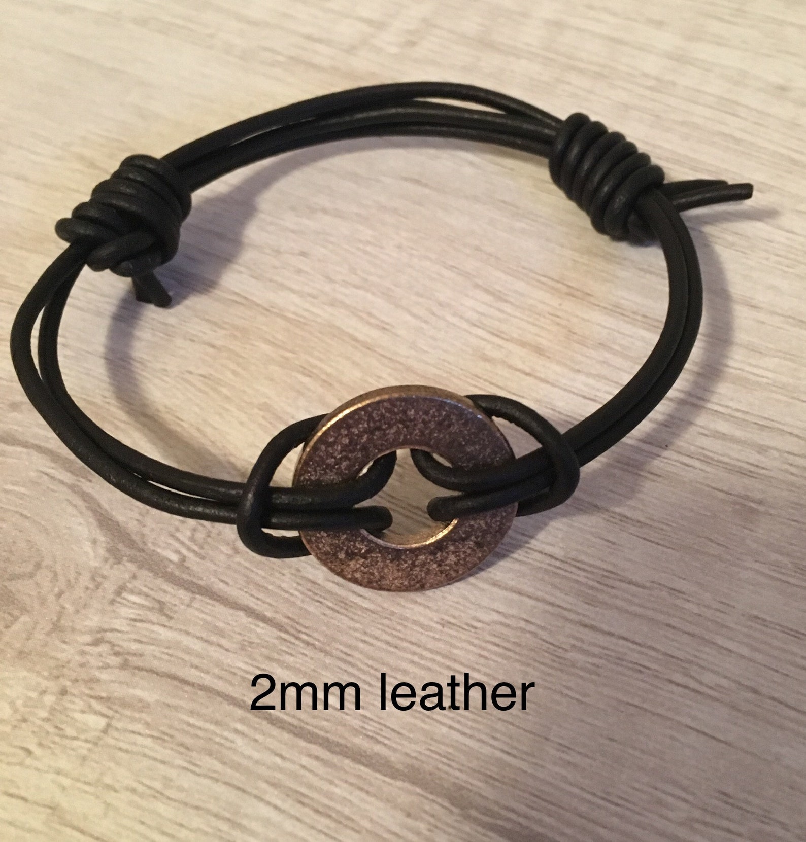 CUSTOM WASHER Bracelet/bronze/various Bands/personalize/gift - Etsy