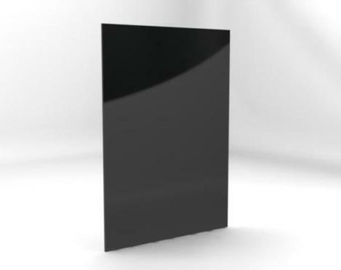 Acrylic Perspex Sheet Panel, Solid Black A4 Size, Craft Supplies ...