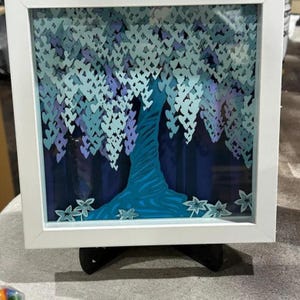 Tree SVG, 3D Layered Papercut Design, Shadow Box, Paper Cut Template ...
