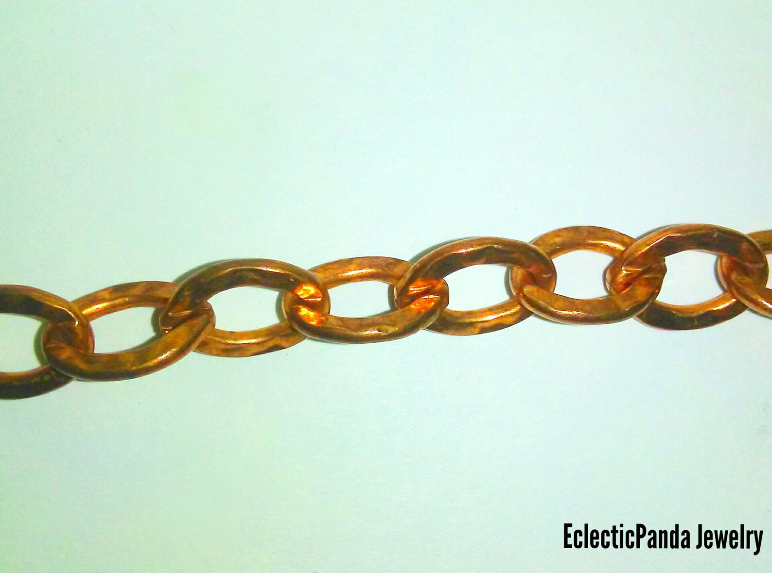 Hand Wrought Copper Necklace With Antique Mother of Pearl - Etsy