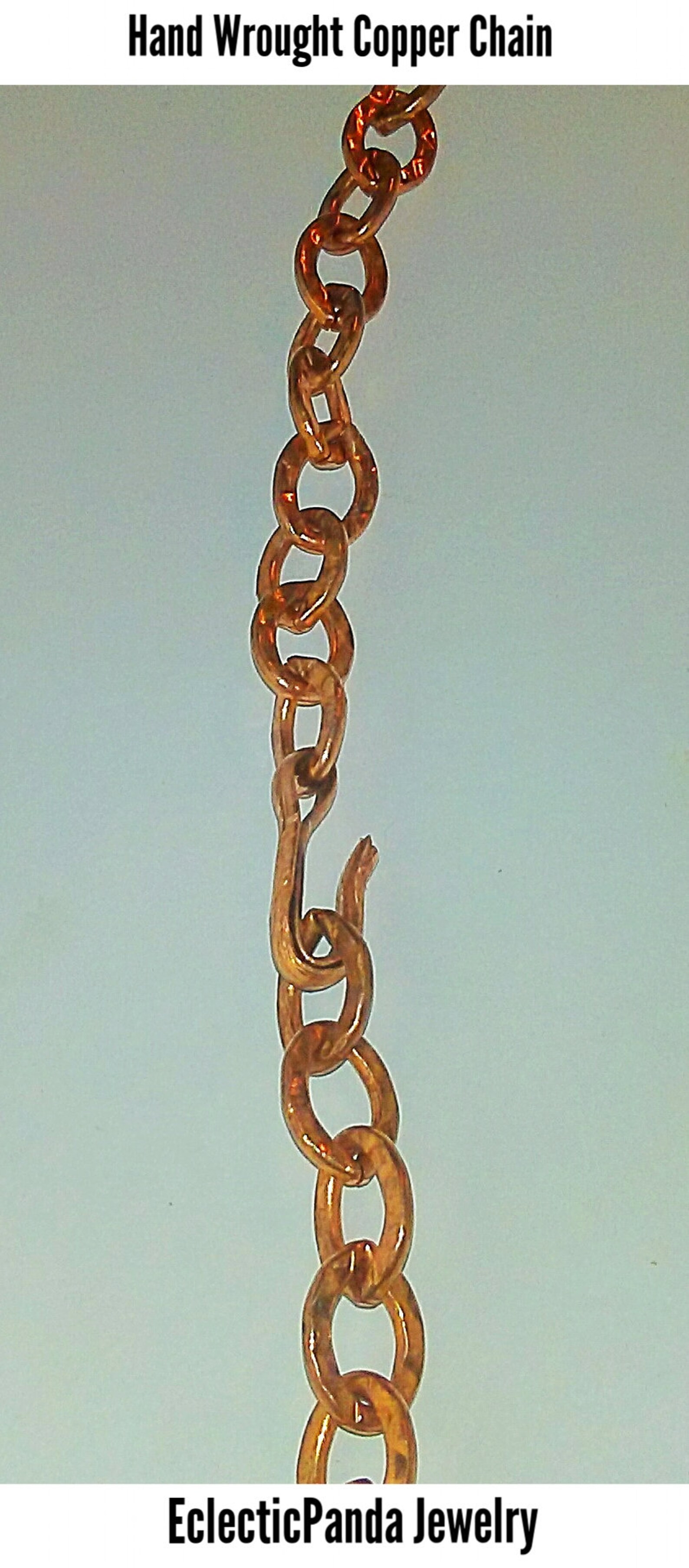 Hand Wrought Copper Necklace With Antique Mother of Pearl - Etsy