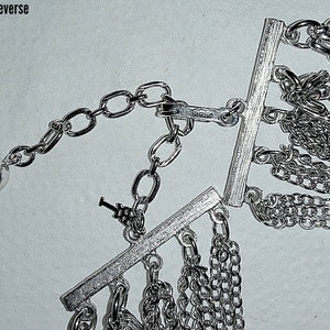 Sexy Vintage Crown Trifari Multi-Chain Bib Statement Necklace | Etsy