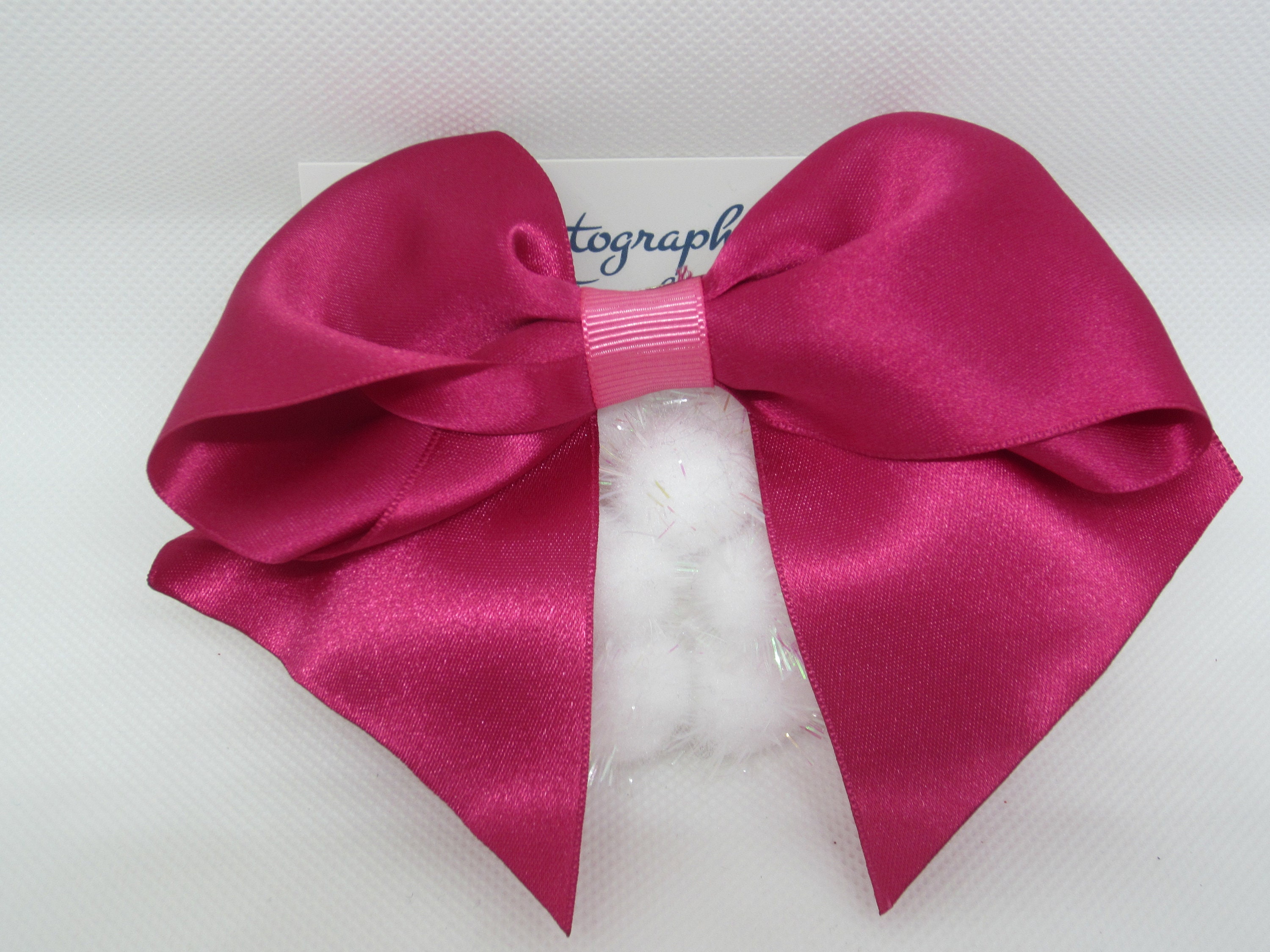 Pink Satin Bow