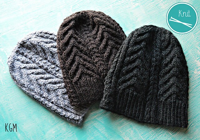 PATTERN dark Fall Knitted Unisex Fitted Hat Beanie - Etsy UK
