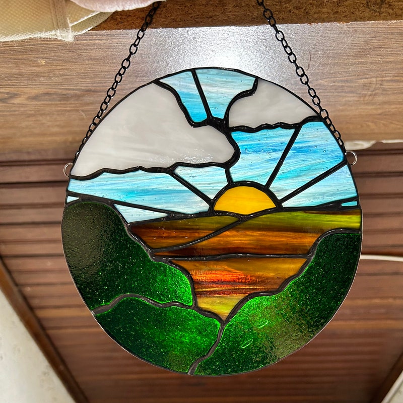 Stained Glass Cloud - Etsy