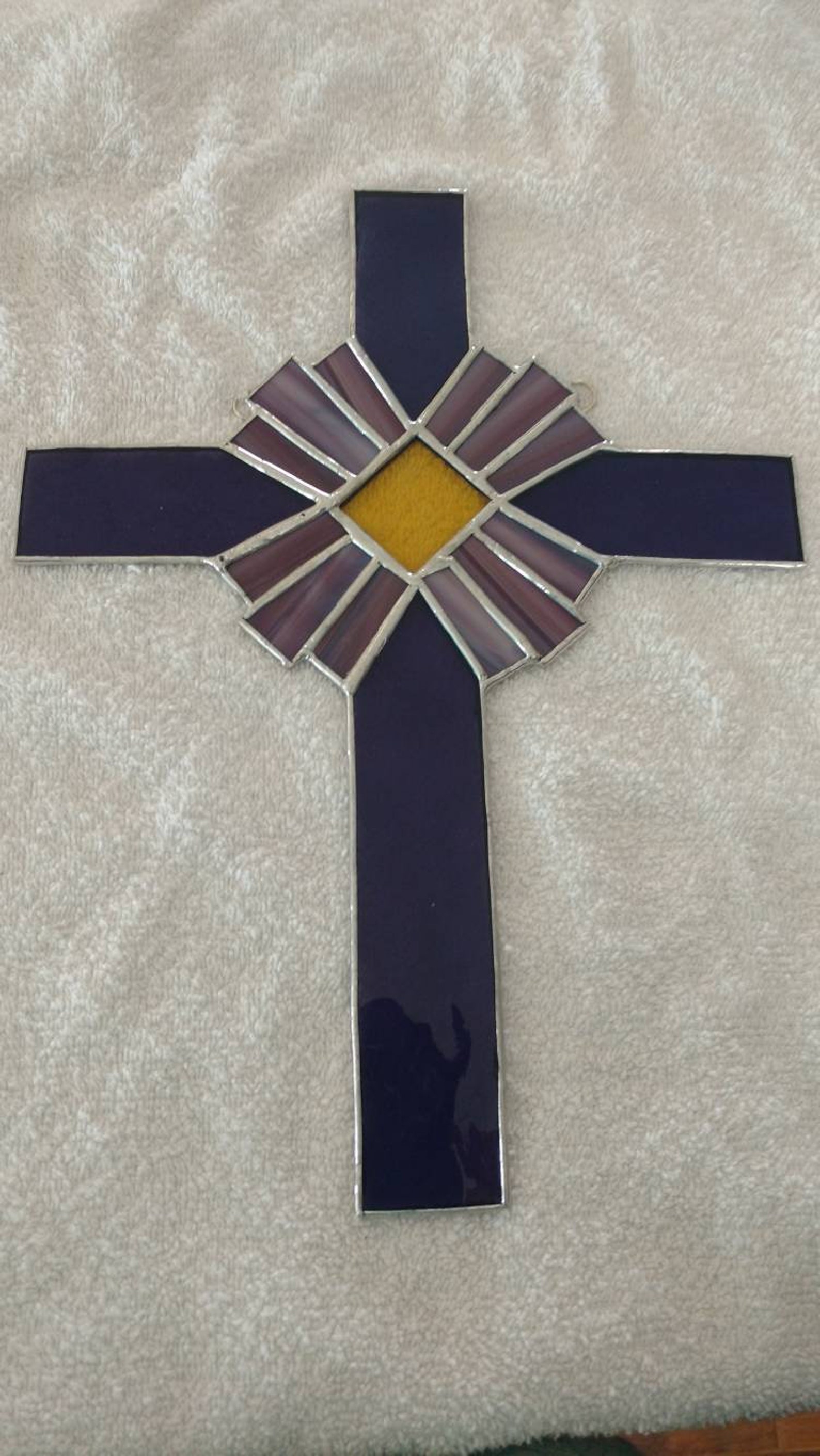 Stained Glass Cross - Etsy