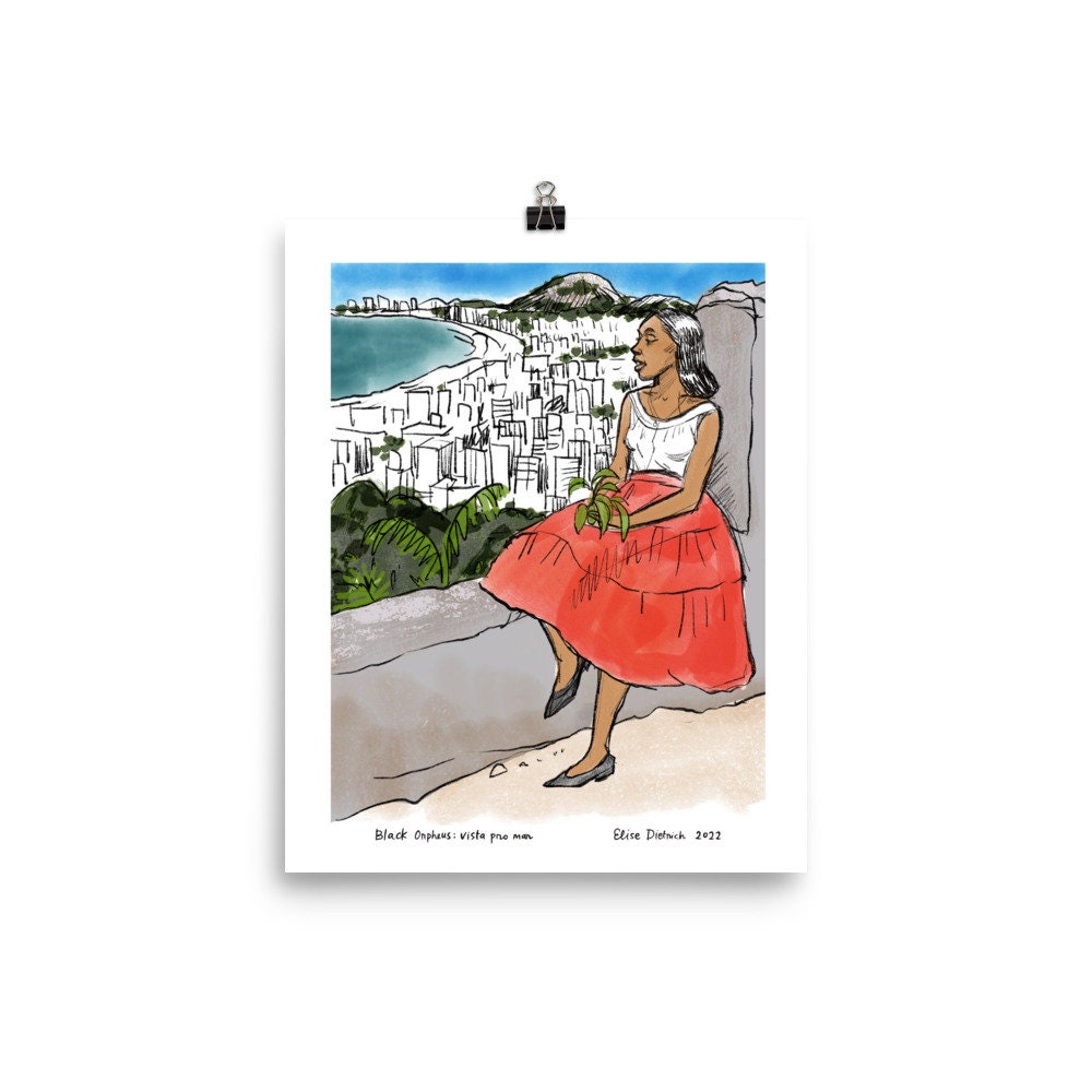 Black Orpheus Vista Pro Mar Art Print - Etsy
