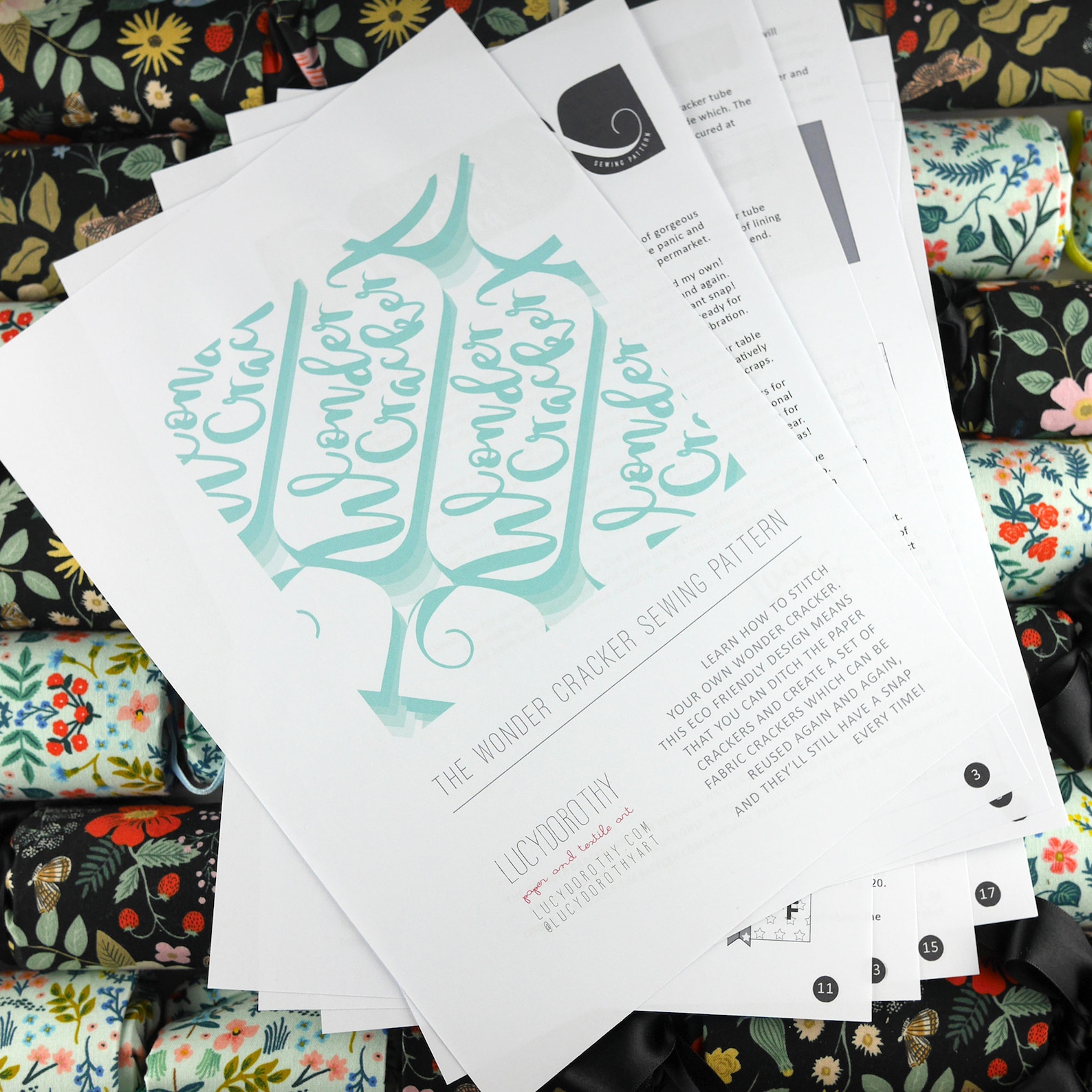 Wonder Cracker PDF Sewing Pattern Stitch Your Own Christmas - Etsy UK
