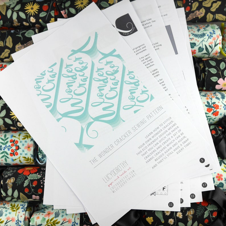 Wonder Cracker PDF Sewing Pattern Stitch Your Own Christmas | Etsy