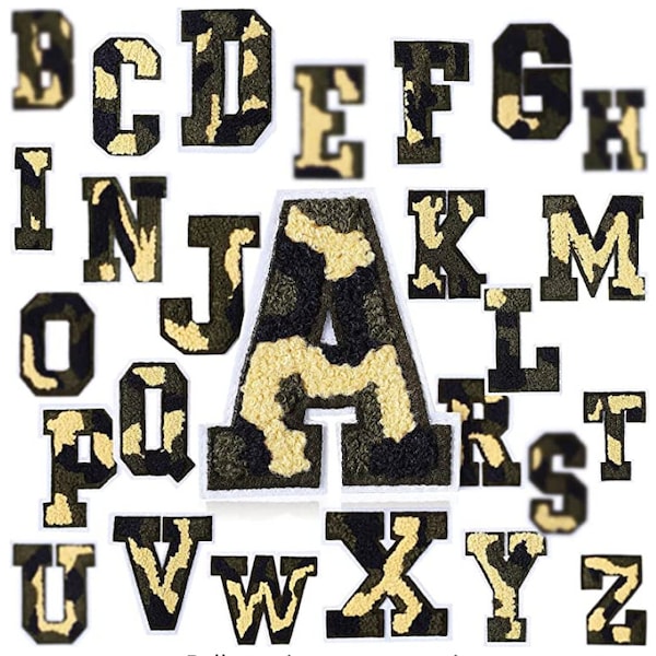 Camo Letters - Etsy
