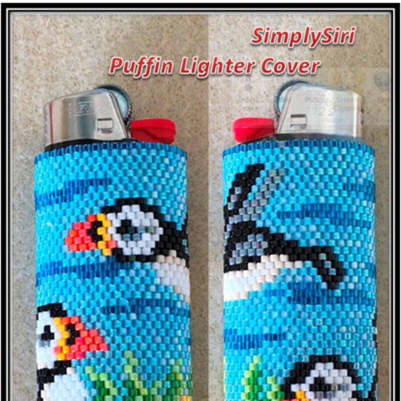 Beaded Lighter Cover - Etsy