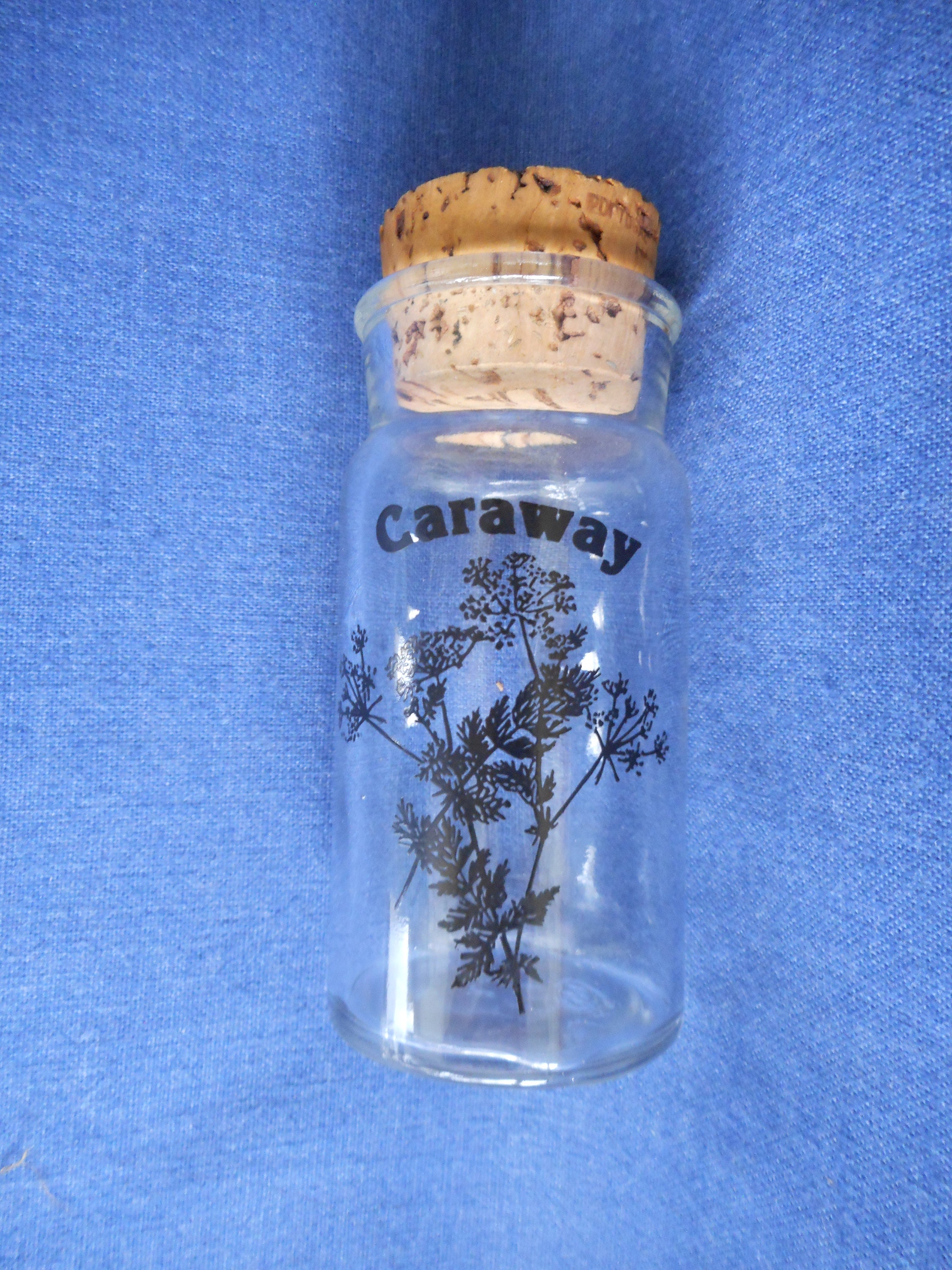 Wheaton Glass Spice Jars With Cork Tops * Vintage 1970's - Etsy