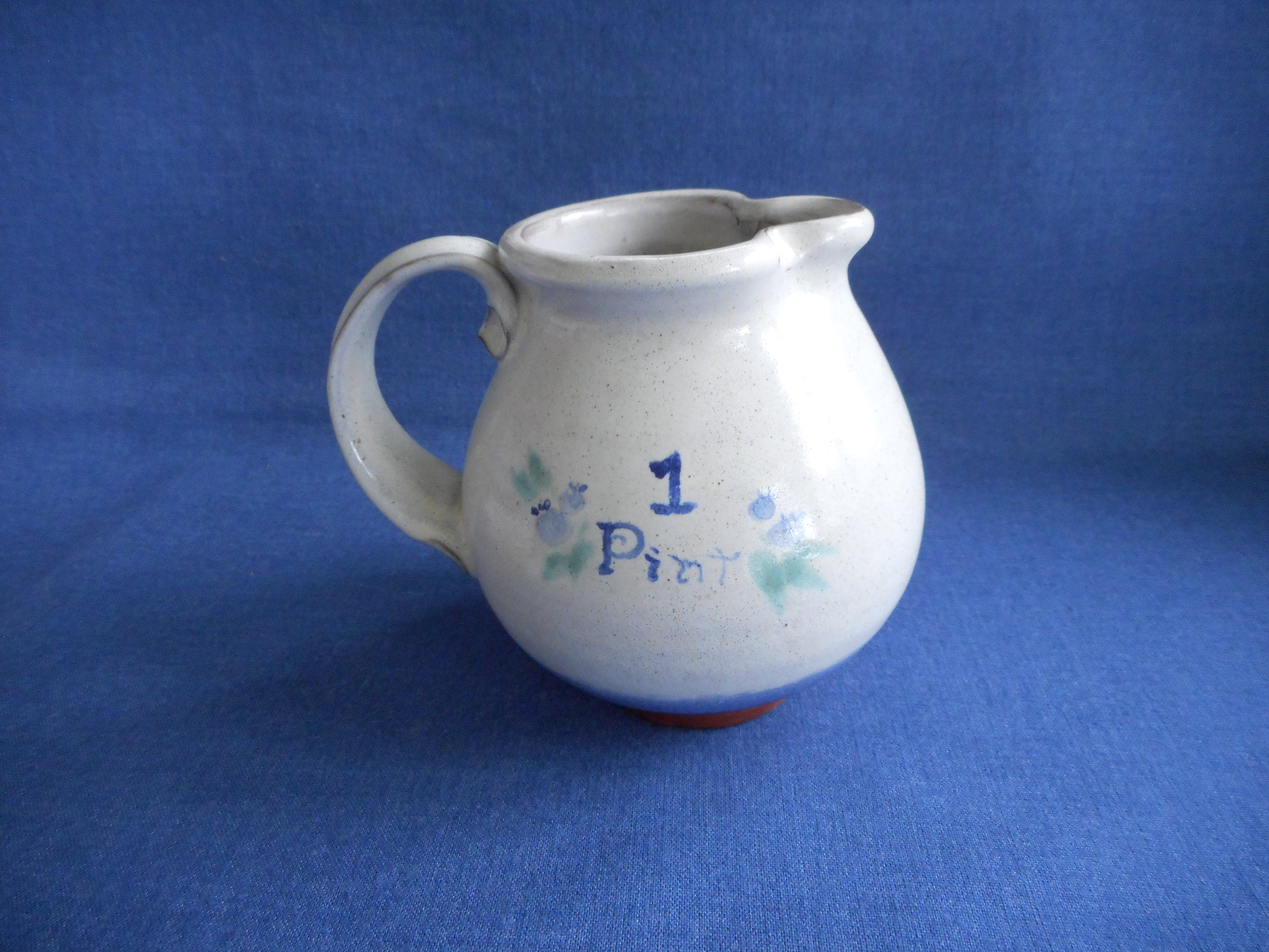 Wayne Village Pottery * Blueberry Pitcher * Maine * 1978 - Etsy