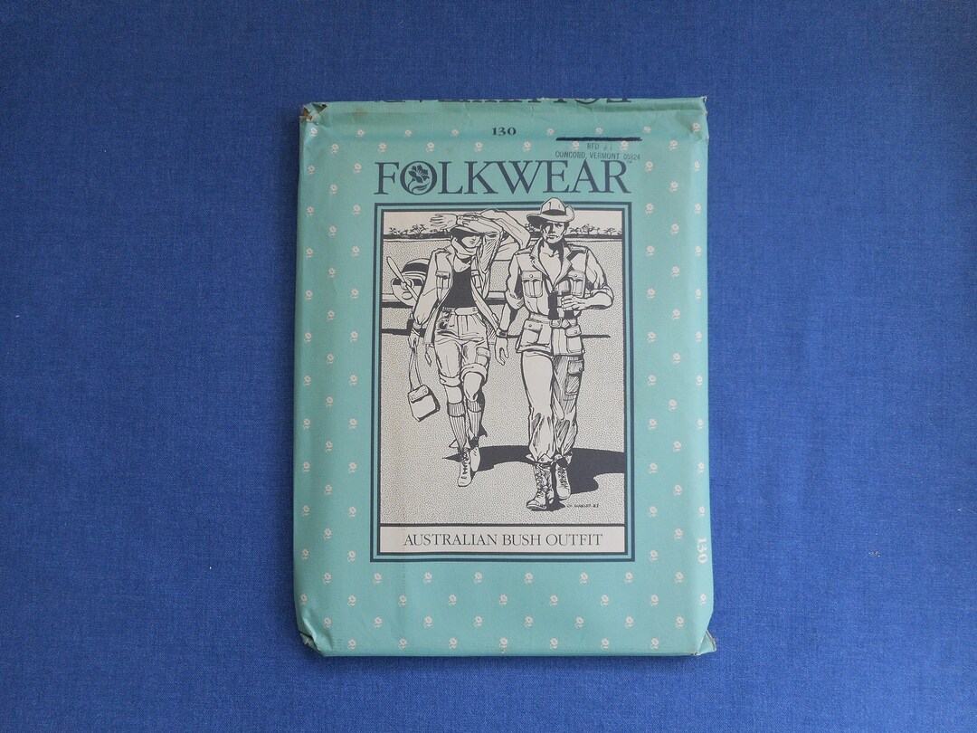Folkwear Pattern * Australian Bush Outfit * #130 * 1982 - Etsy
