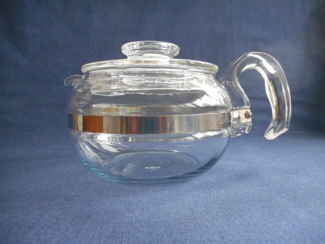 Pyrex Flameware Teapot * #8446 B * 6 Cup * 1950's * Mold #1111 - Etsy