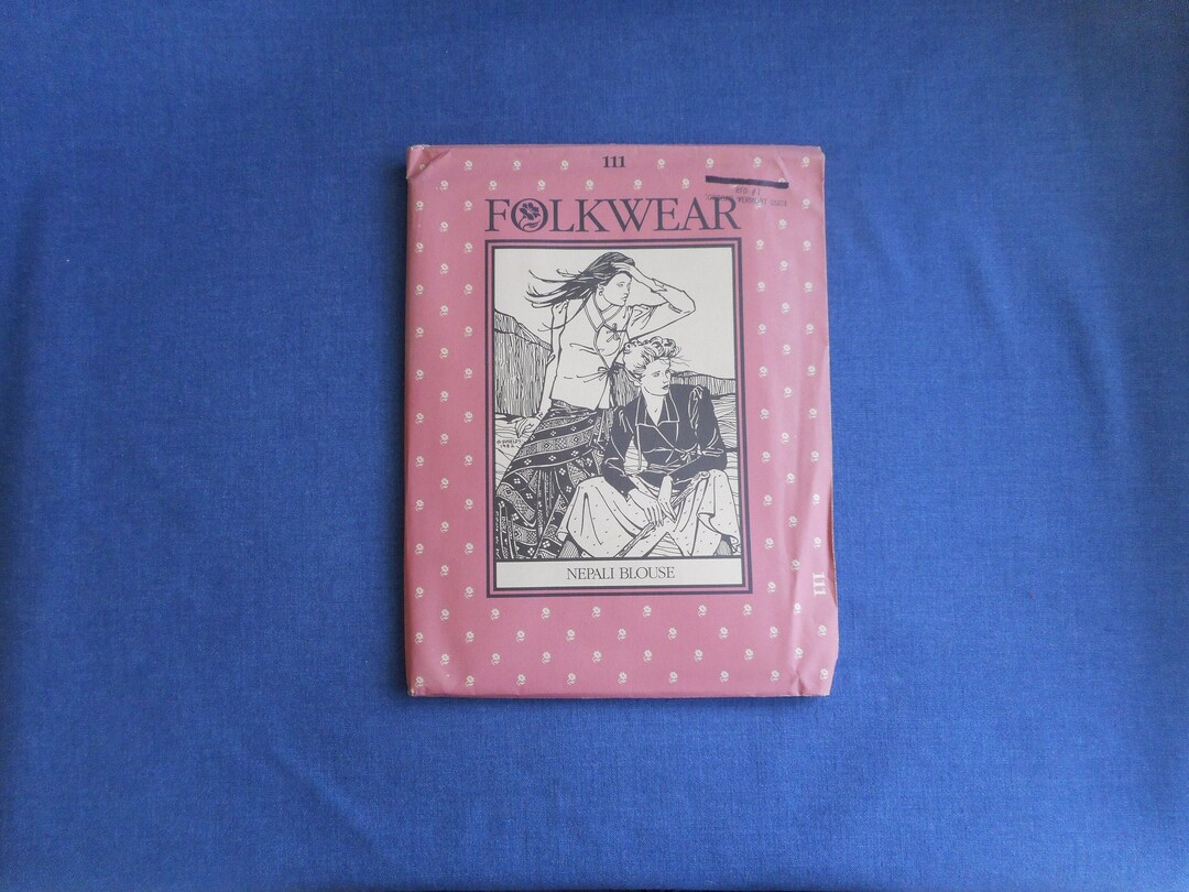 Folkwear Pattern * Nepali Blouse * #111 * 1982 - Etsy