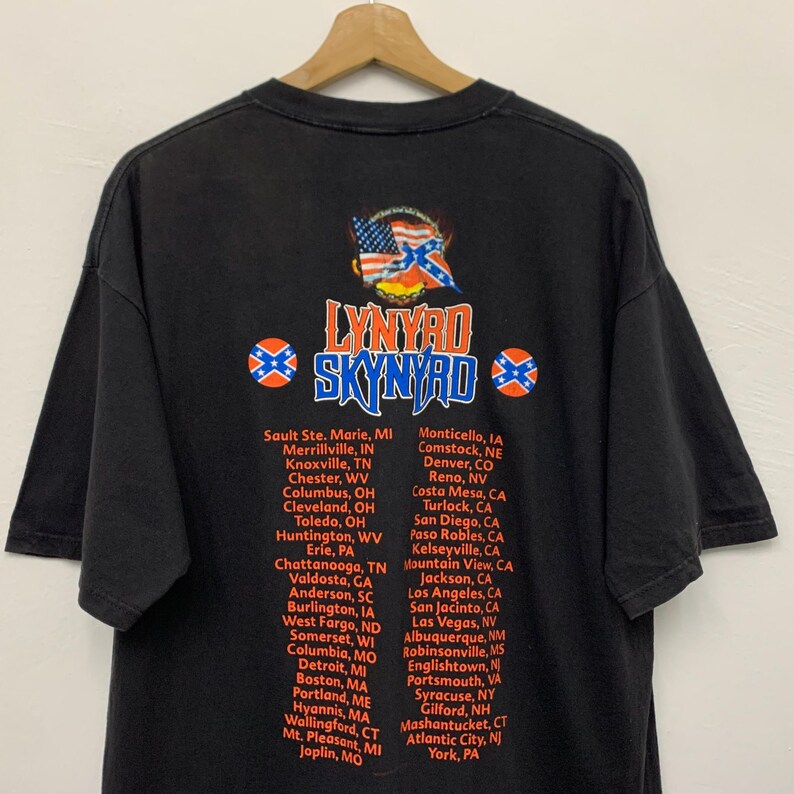 Vintage Lynyrd Skynyrd Rock Band T-shirt XL - Etsy
