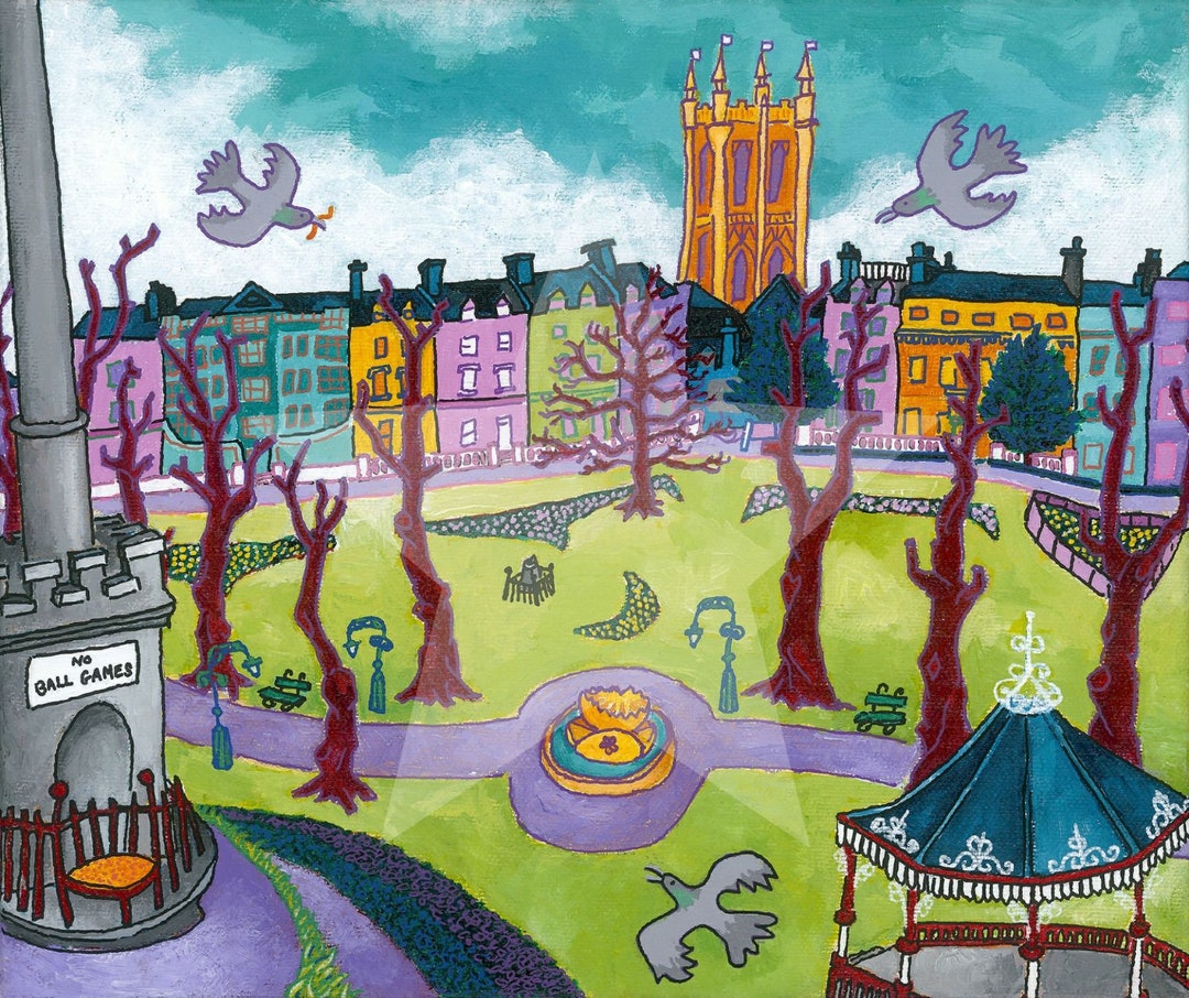 Canterbury dane John Gardens Open and Signed Giclée Print With Mount - Etsy
