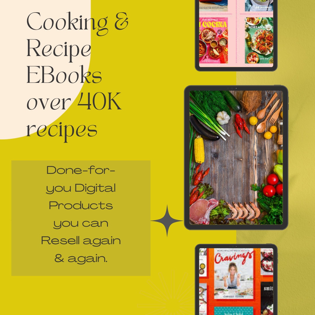 Digital Product Resell Bundle | 40K Cooking and Recipe Digital ...