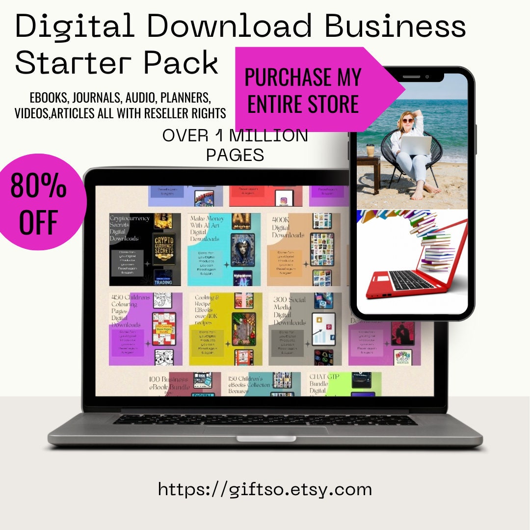 Massive Digital Product Resell Bundle. Over 1 Million Pages| Ebooks ...