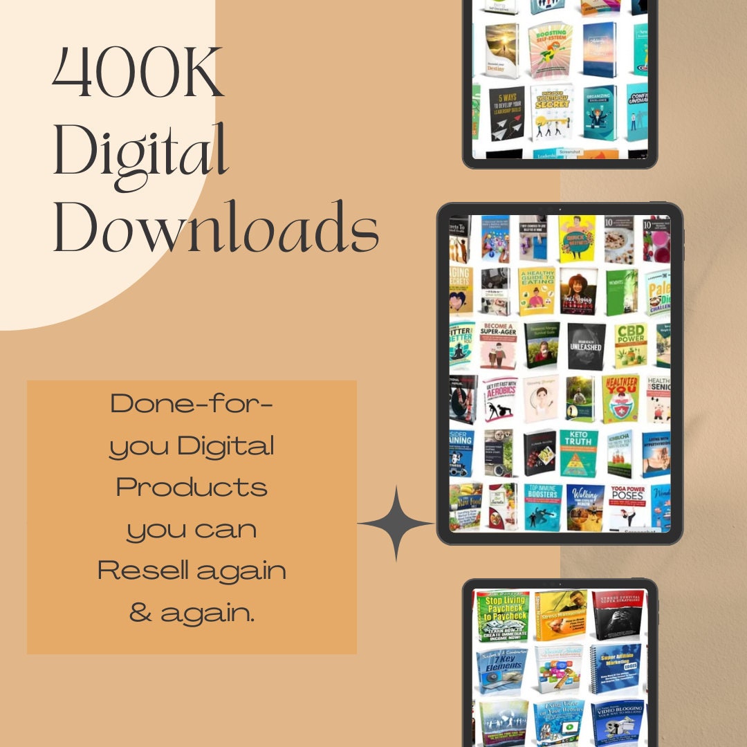 Digital Product Resell Bundle | 40K of Done-for-you Digital Products ...