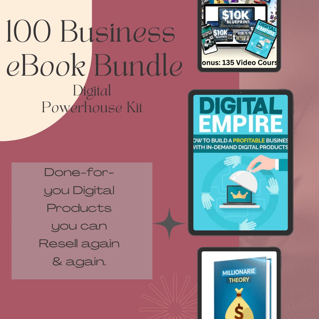 Digital Download Business Starter Pack.editable Ebooks Journals ...