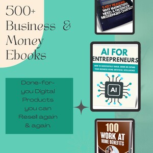 500 Business and Money Digital Downloads | Digital Product Resell ...