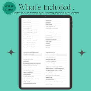 500 Business and Money Digital Downloads | Digital Product Resell ...