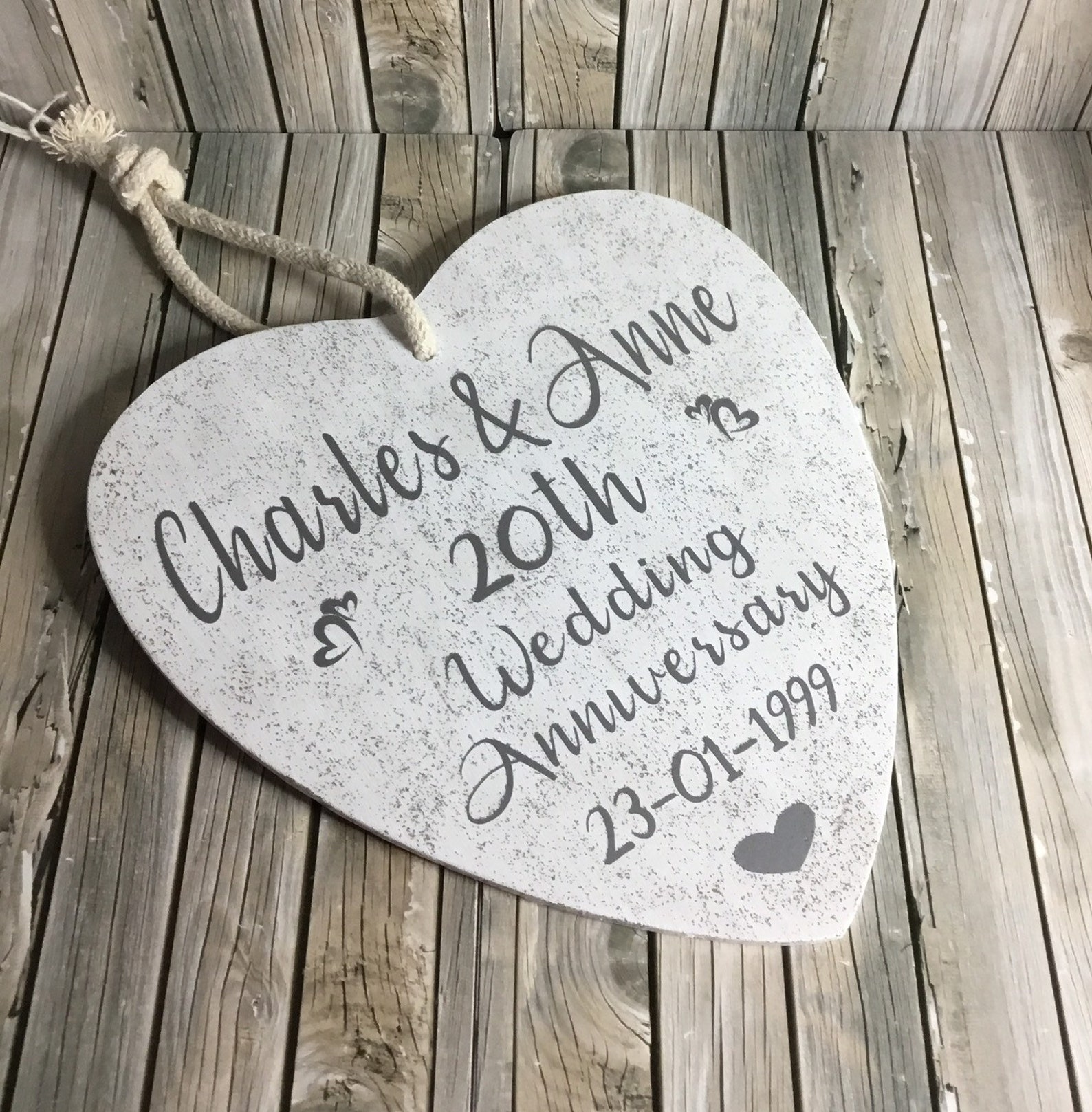 Personalised Wooden Heart Shaped Plaque. Weddings - Etsy