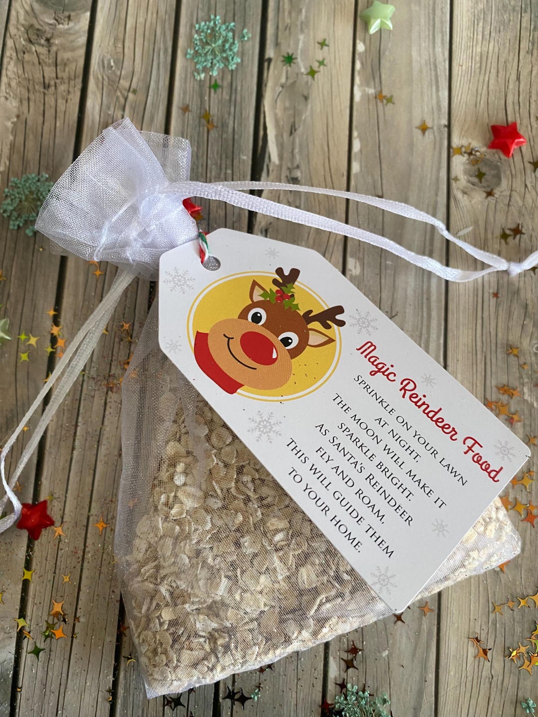 Magic Reindeer Dust. Christmas Eve Box Filler. Stocking Filler. Father ...