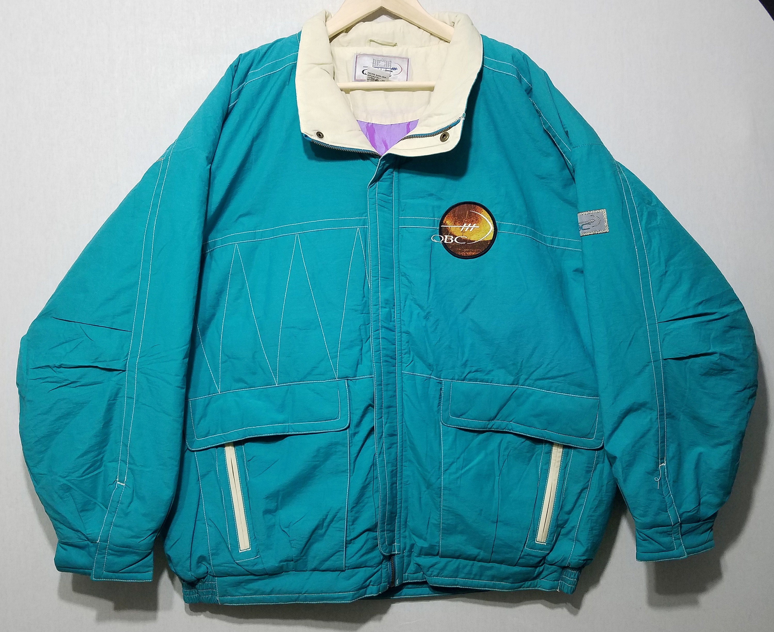 Vintage 90s NFL QBC Promotional Jacket XXL Quarterback Club Nfl Coat ...