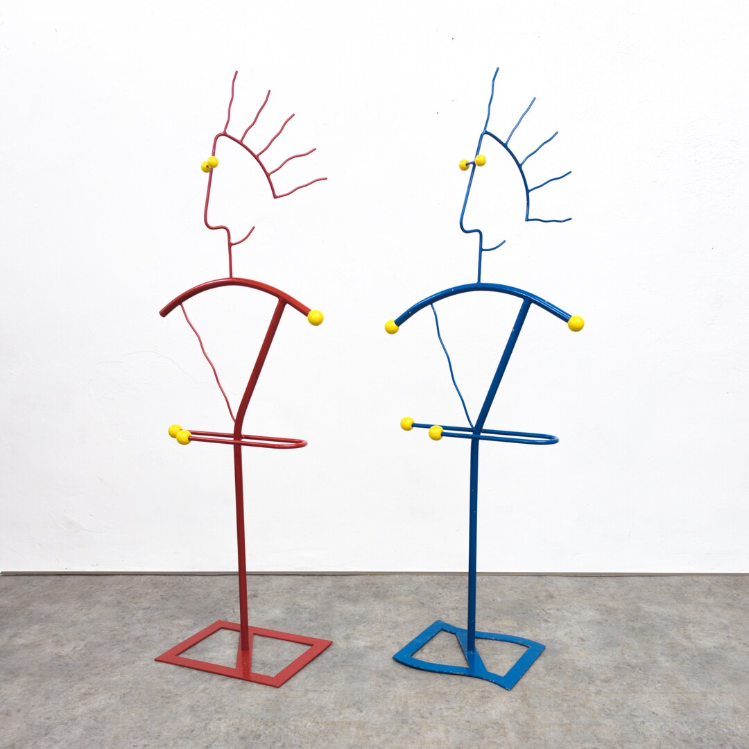 Pair of Postmodern Memphis Style Clothes Racks / Valets, 1980s - Etsy