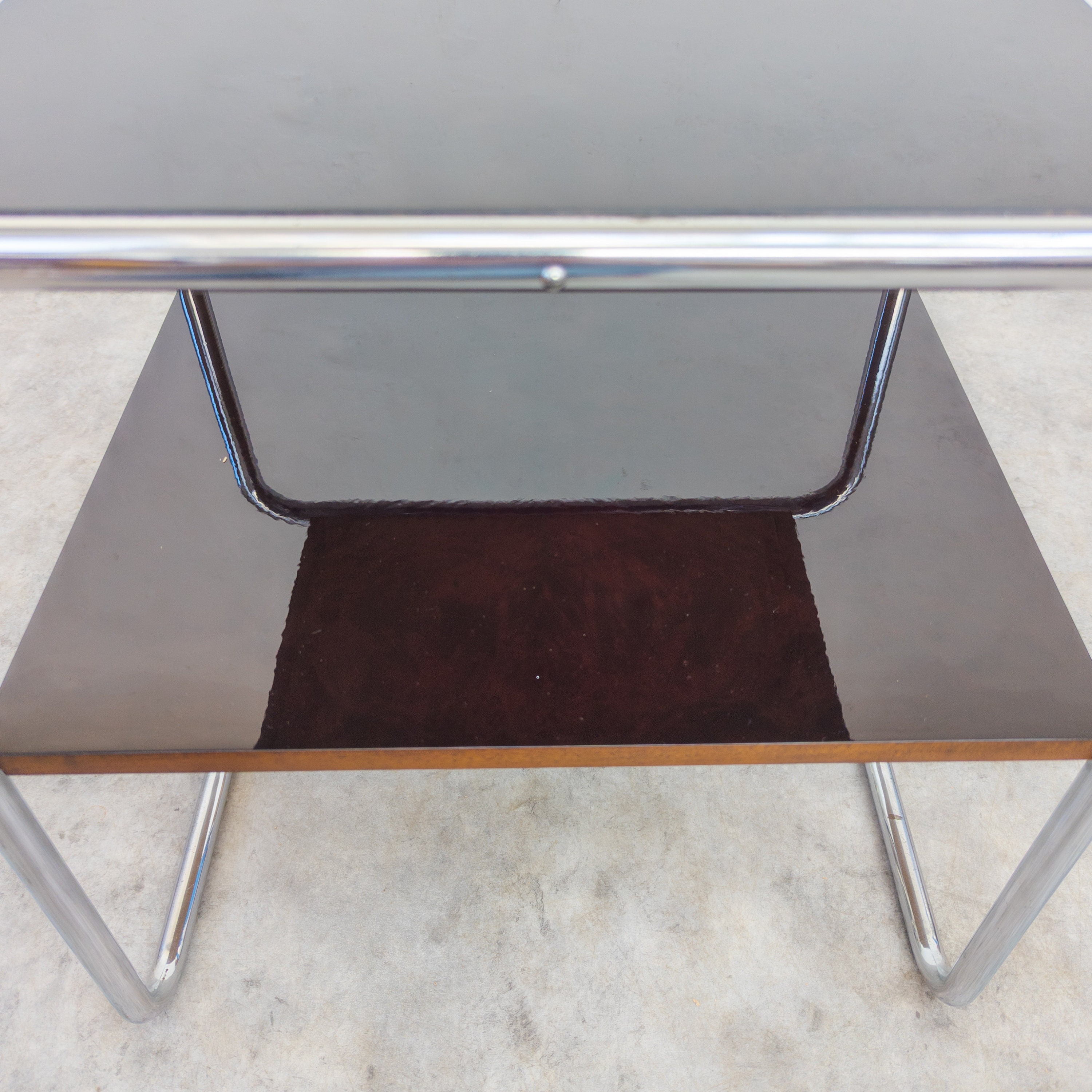 Rare Restored Bauhaus Tubular Steel Side Table by Marcel - Etsy