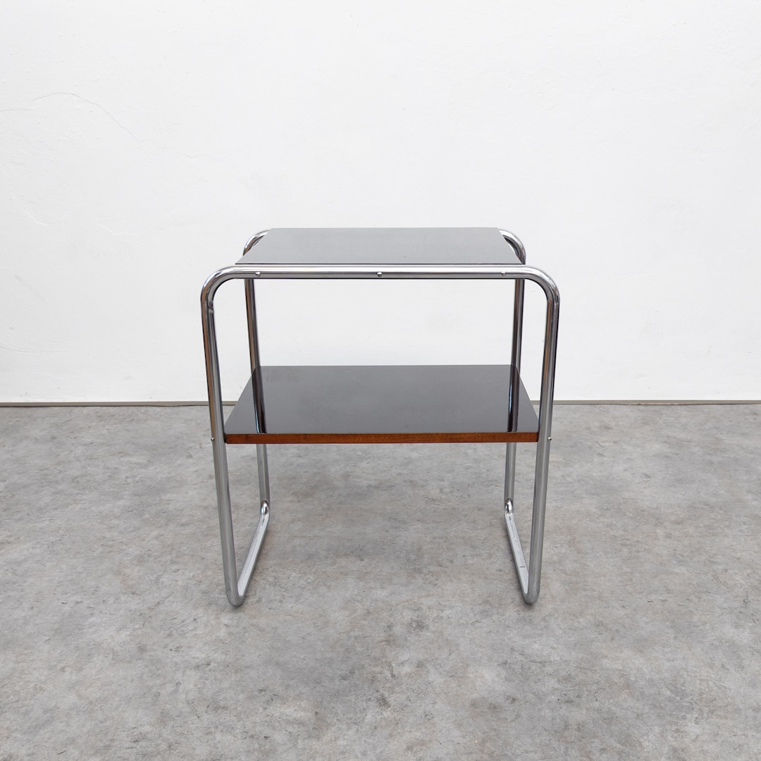 Rare Restored Bauhaus Tubular Steel Side Table by Marcel Breuer - Etsy