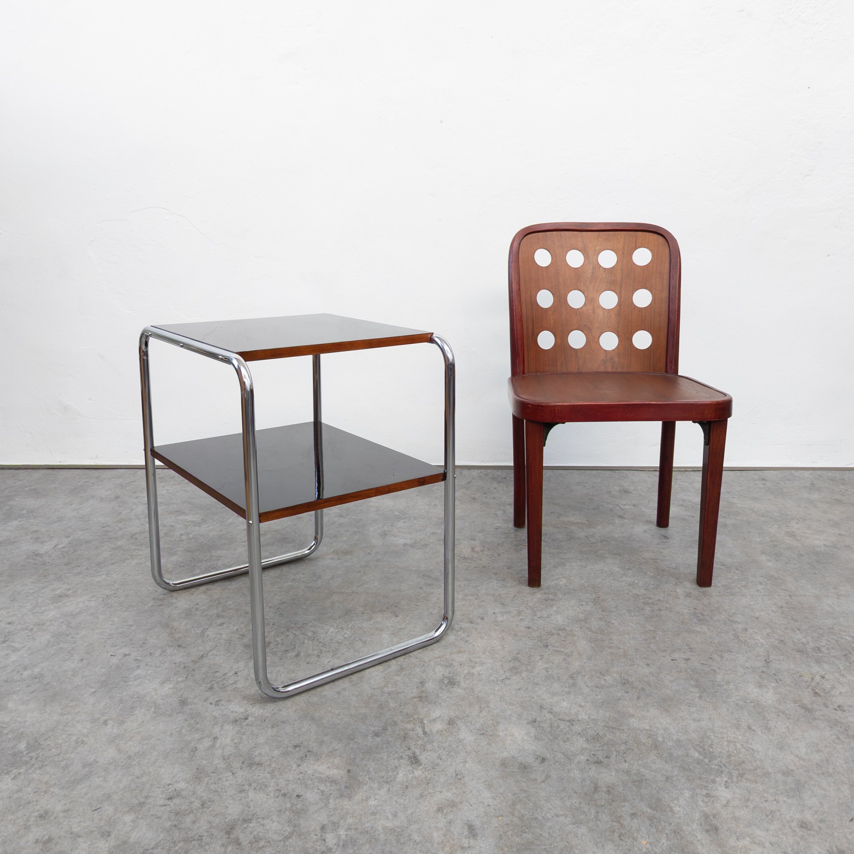 Rare Restored Bauhaus Tubular Steel Side Table by Marcel - Etsy
