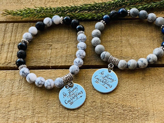Be Strong and Courageous Be Strong and Courageous Jewelry - Etsy