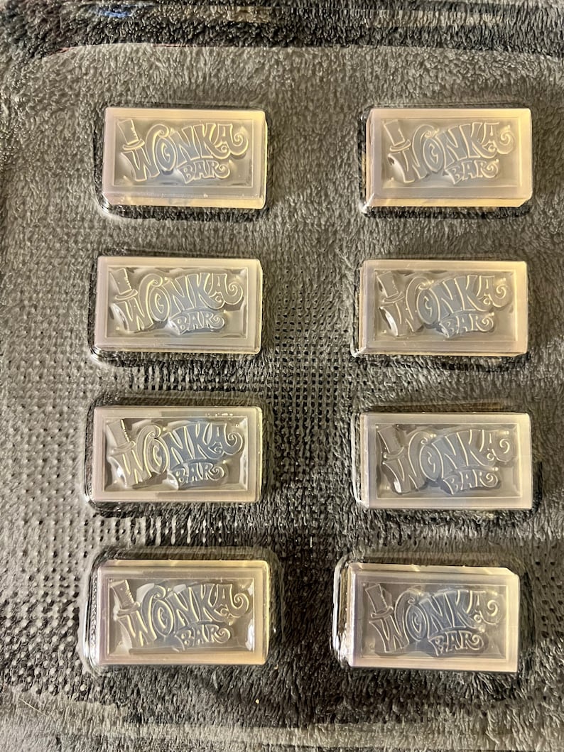 Wonka Bar Nugget Molds (three Sheets) - Etsy