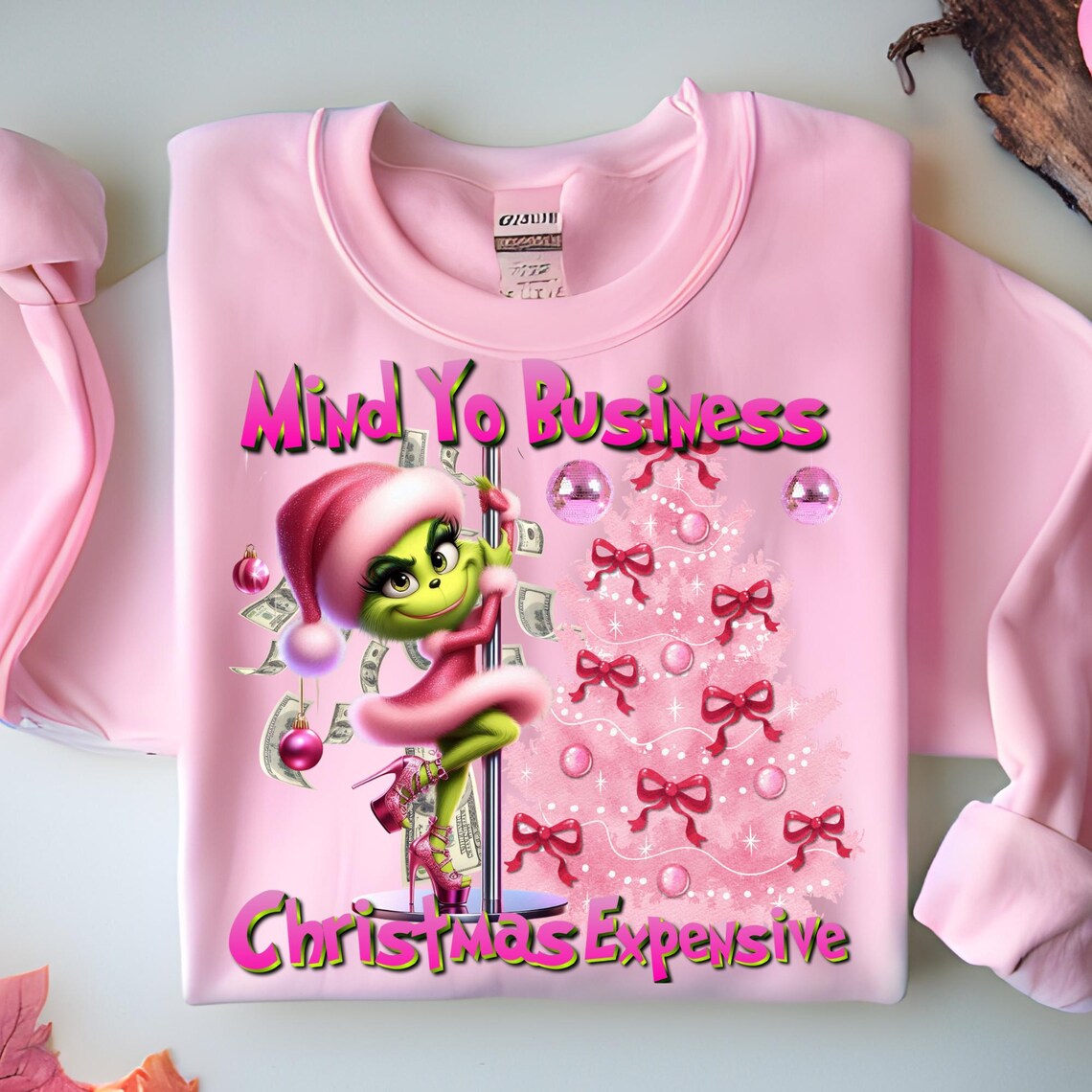 Mind Yo Business Grinch Bundle Png, Christmas is Expensive Png, Grinch ...