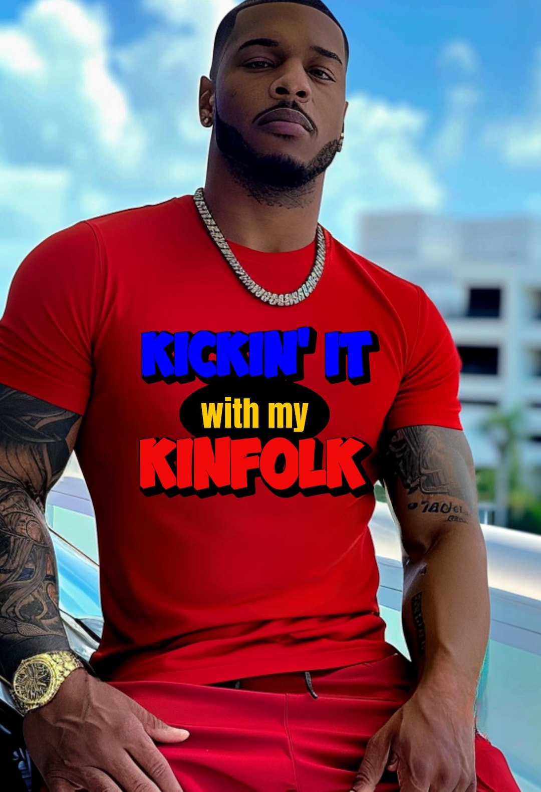 Kickin It With My KINFOLK and KINS Family Reunion Digital Png - Etsy