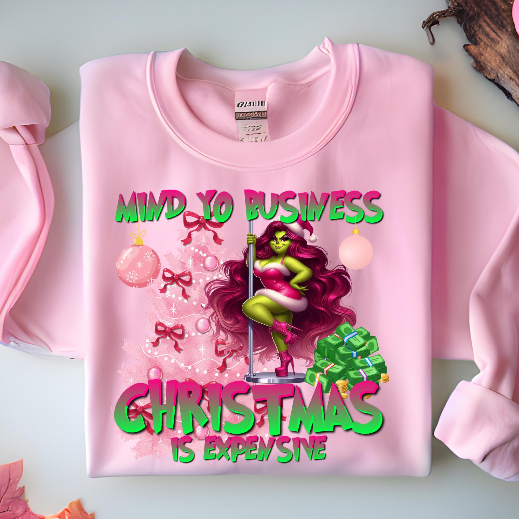 Mind Yo Business Grinch Bundle Png, Christmas is Expensive Png, Grinch ...