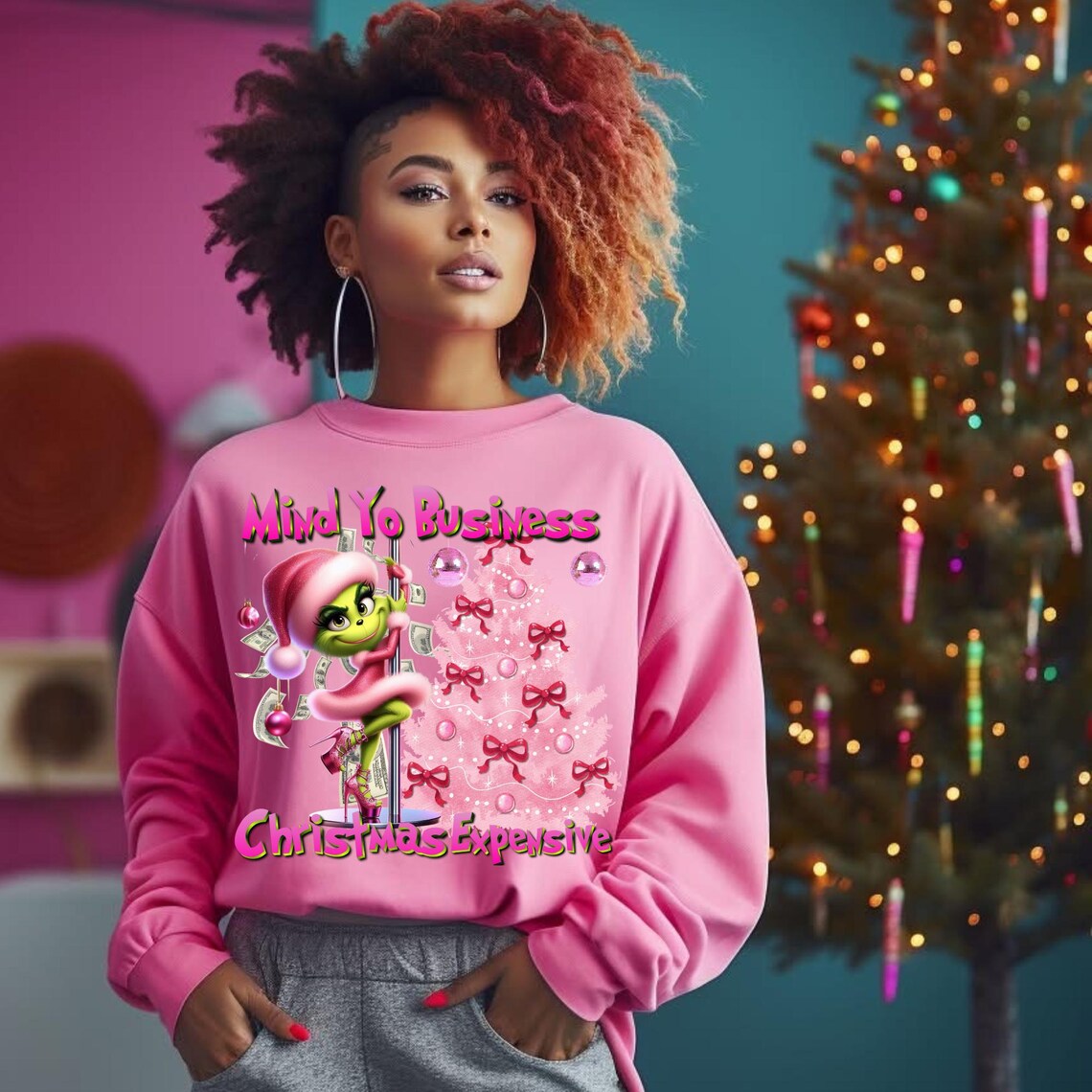 Mind Yo Business Grinch Bundle Png, Christmas is Expensive Png, Grinch ...