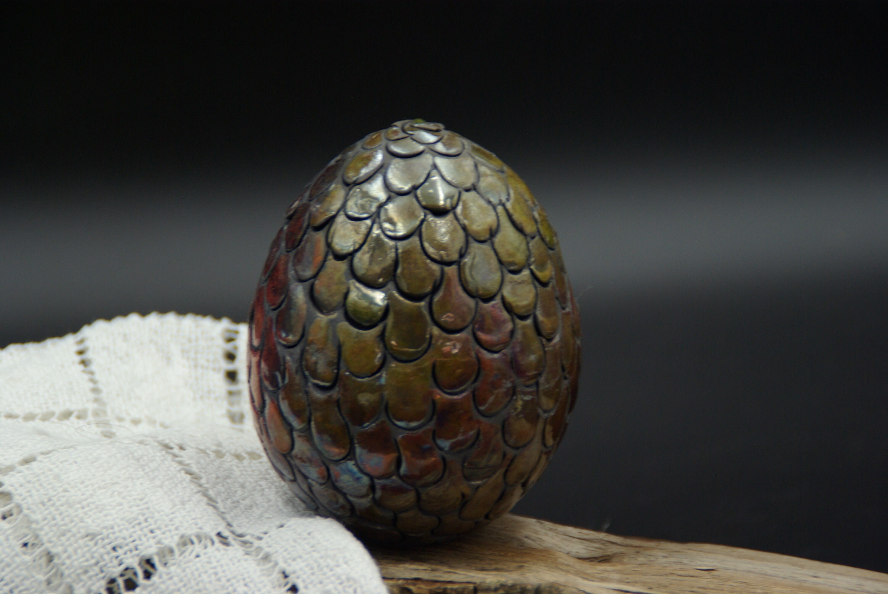 Dragon Egg Raku Pottery Handmade Cracked Ceramic Best Friend - Etsy