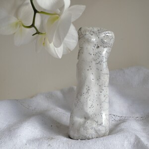 White Angel Raku Sculpture Angel Handmade Ceramic Gift Wabi Sabi Style ...